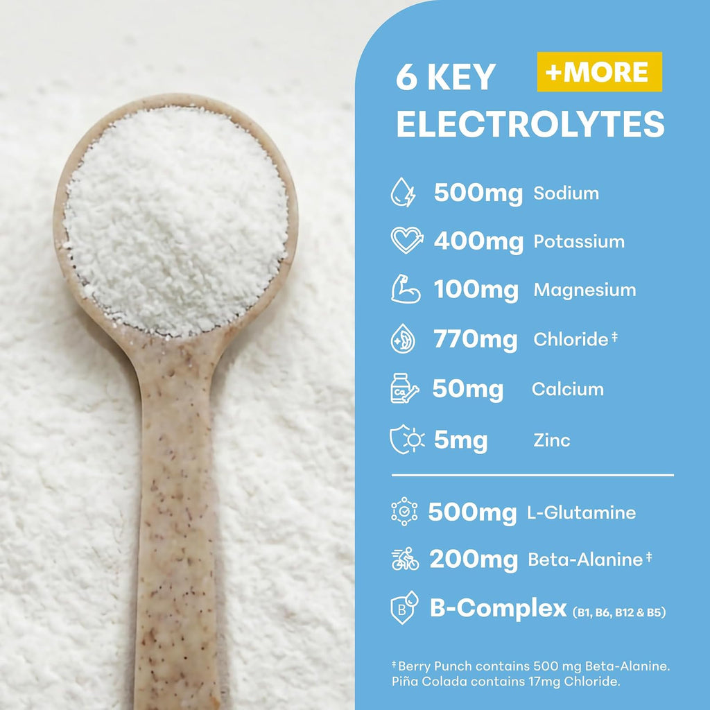 variety pack of electrolyte powders