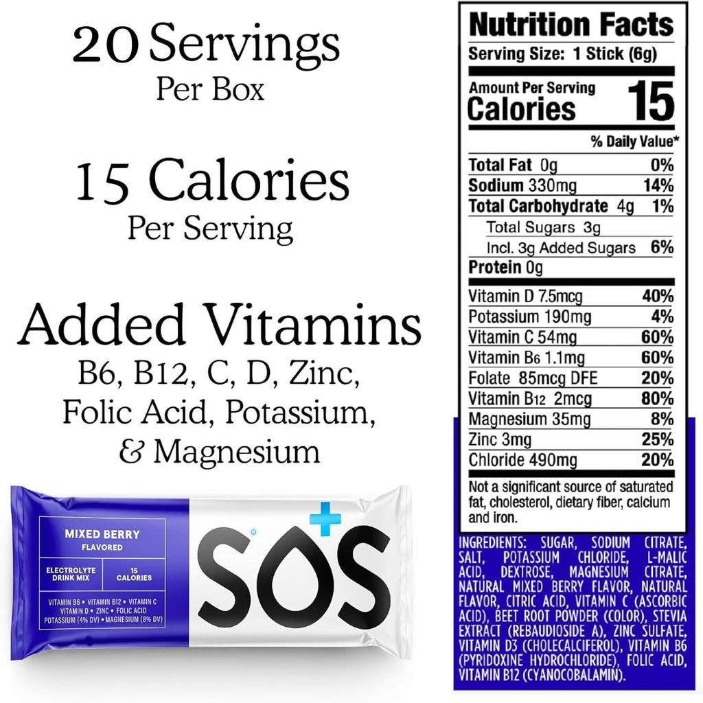 variety pack of electrolyte powders