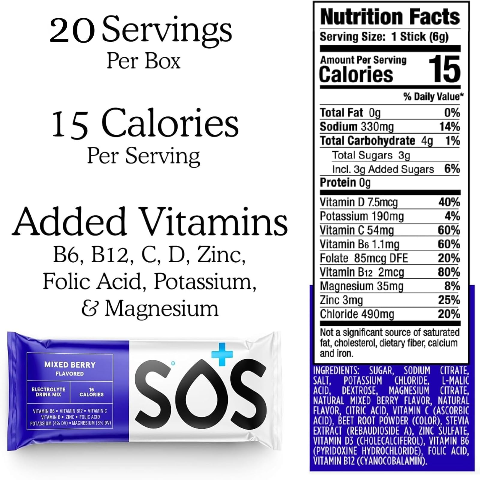 variety pack of electrolyte powders