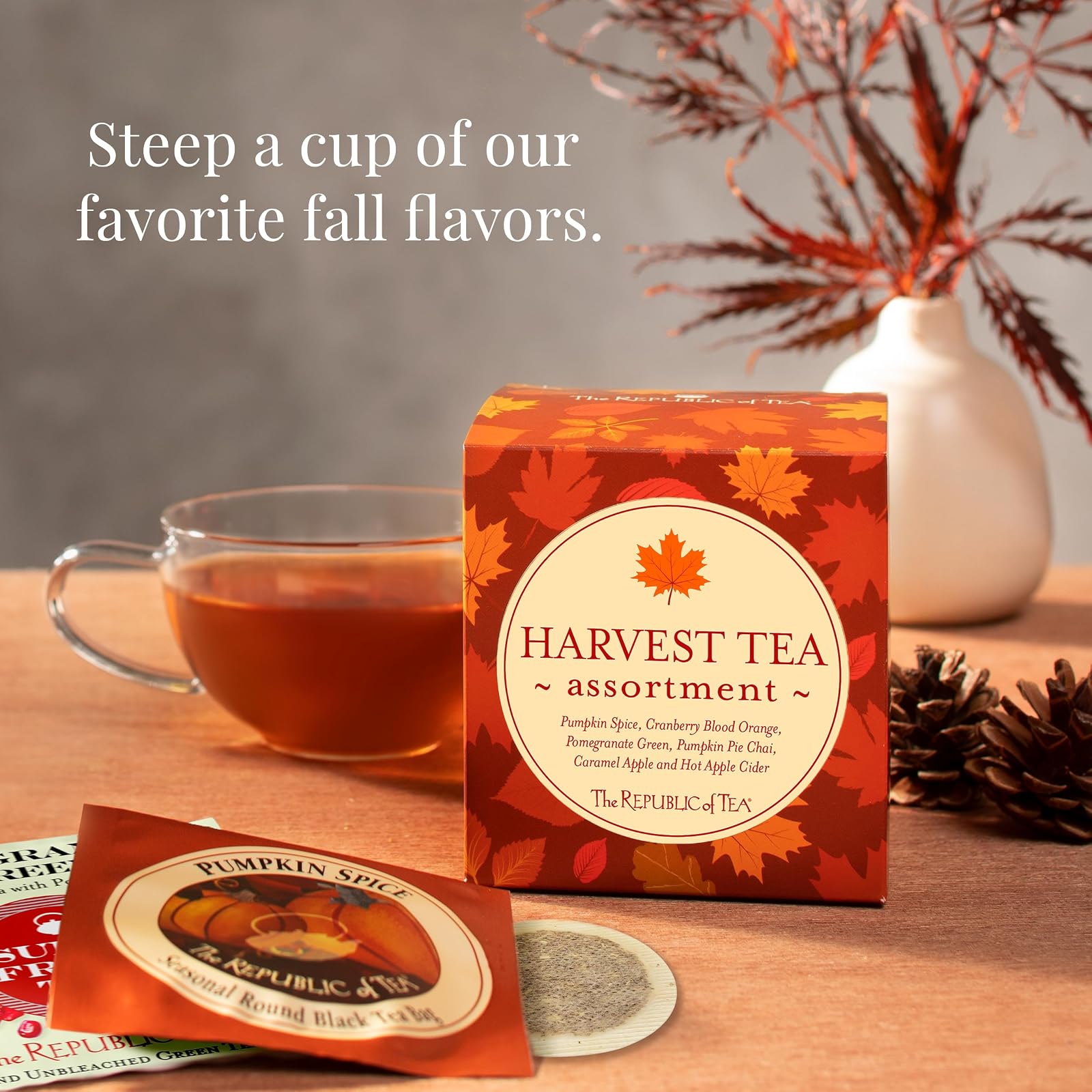 variety pack of herbal teas