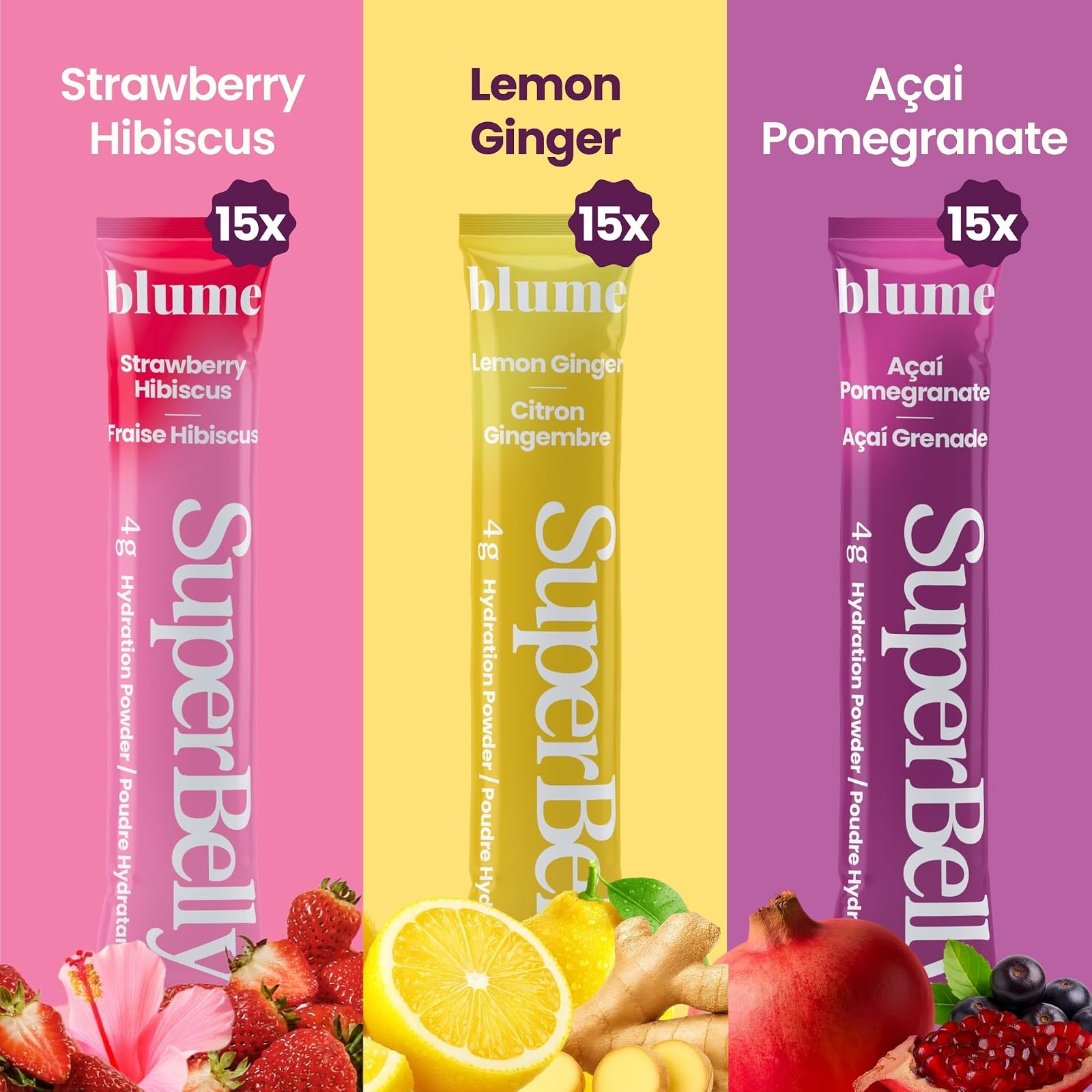 variety pack of hydration powders