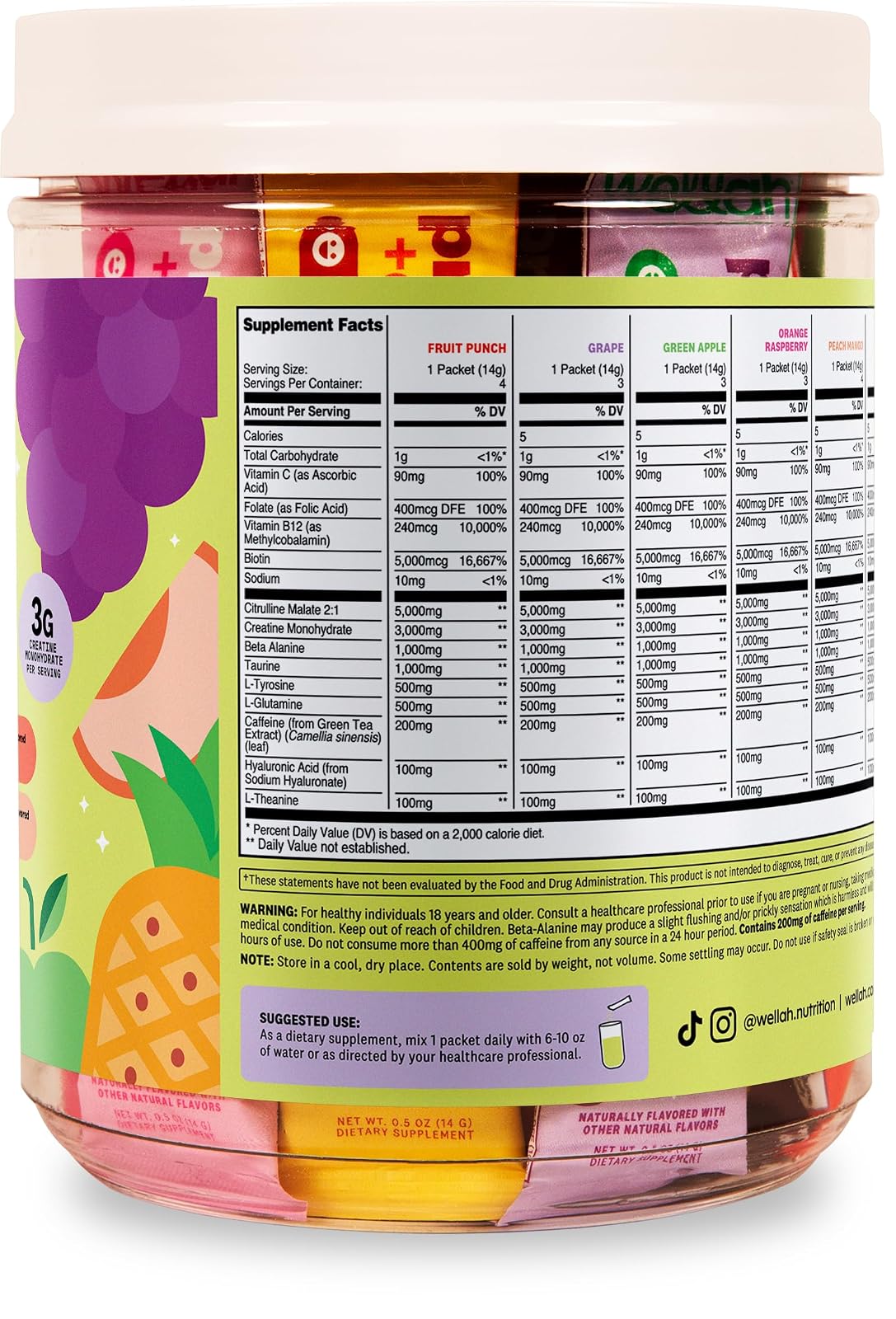 variety pack of pre-workout supplements