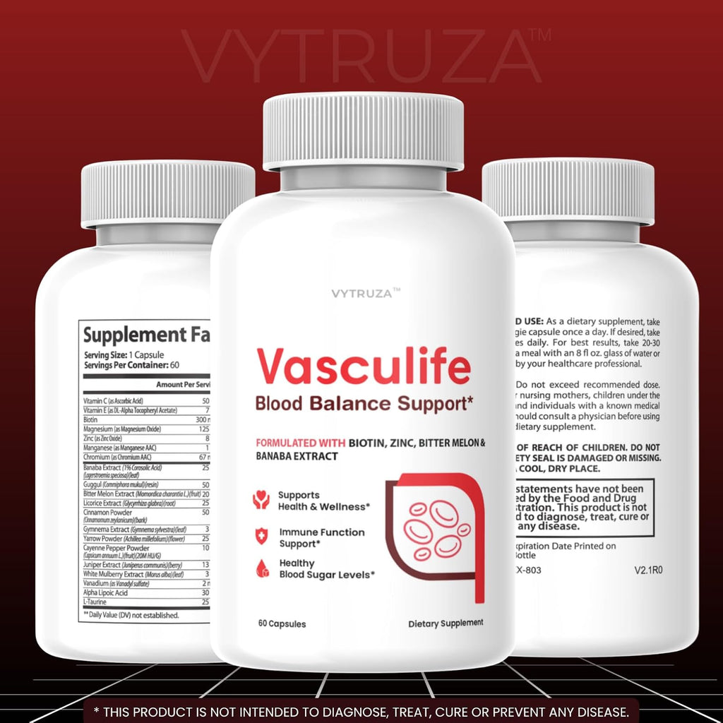 Vasculite capsules for energy boost