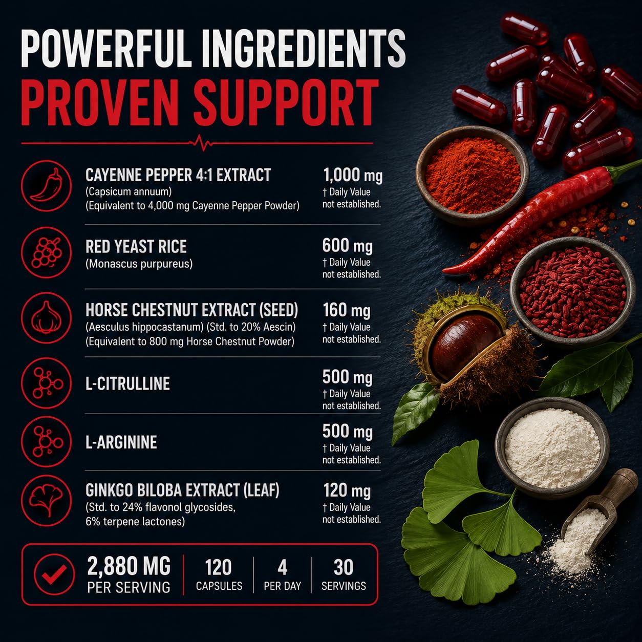 Vasonoxol pre-workout capsules for endurance