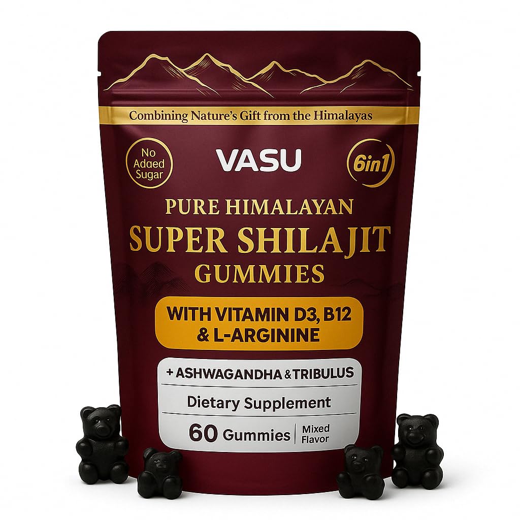 Vasu Himalayan Shilajit Gummies for energy