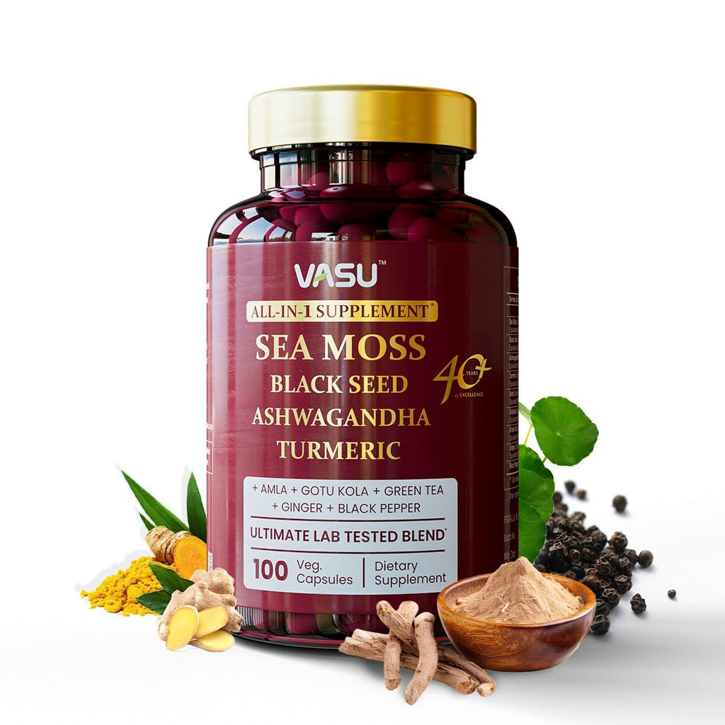 Vasu Sea Moss capsules for vitality