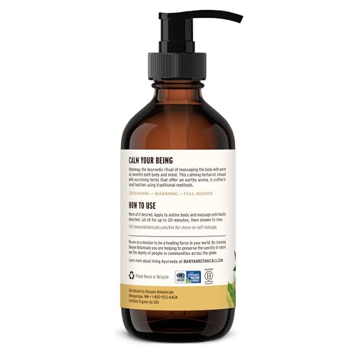Vata oil for calming massage