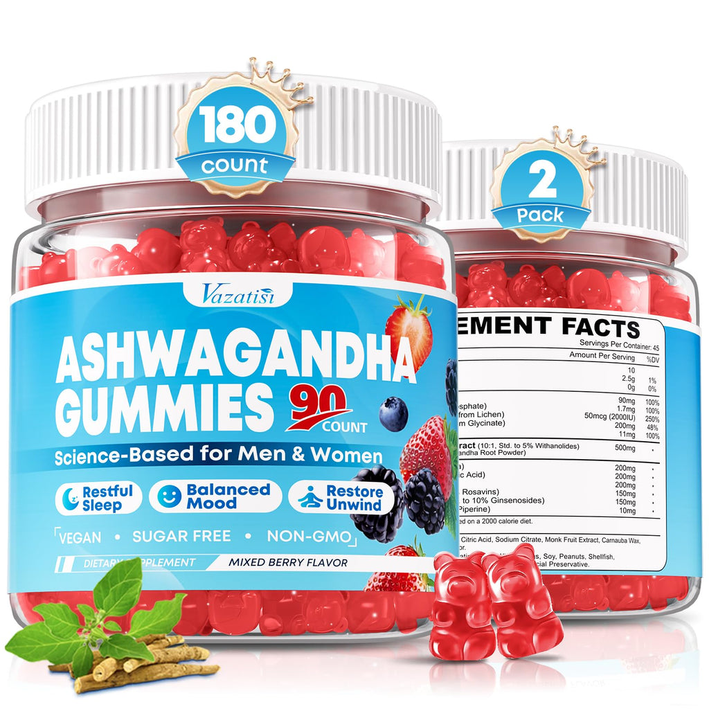 Vazatisi Ashwagandha gummies for stress relief