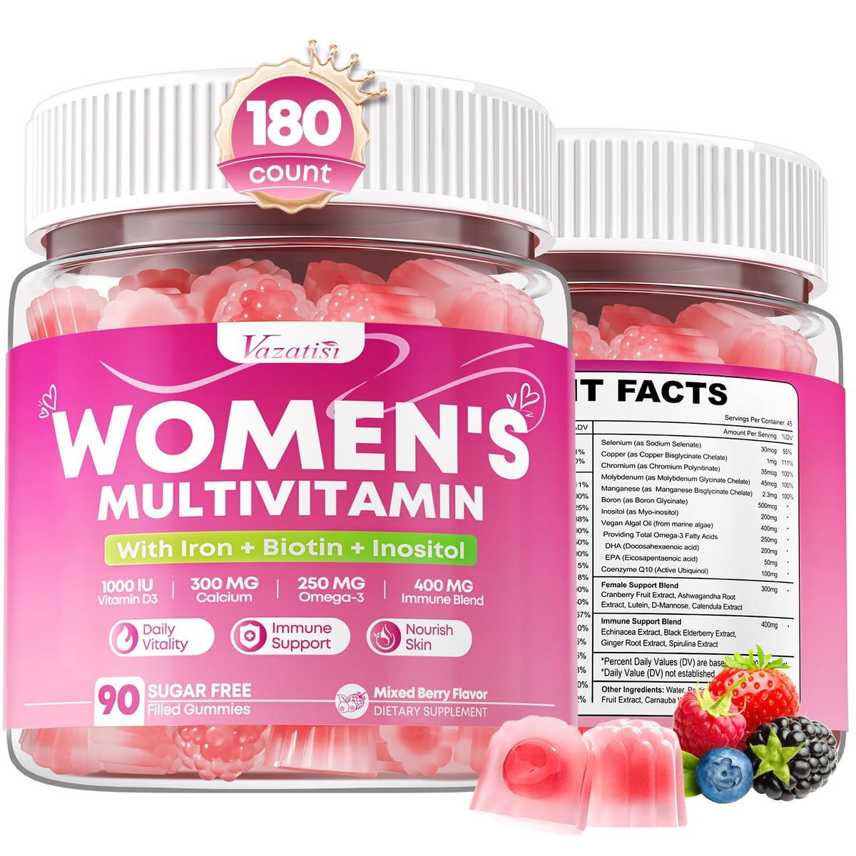 Vazatisi women's multivitamin gummy benefits