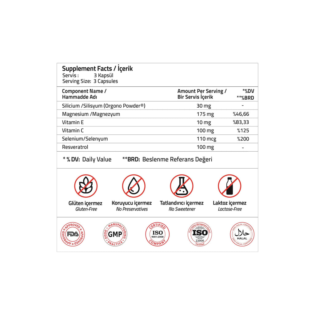 Vcaps Plus for optimal silicon absorption