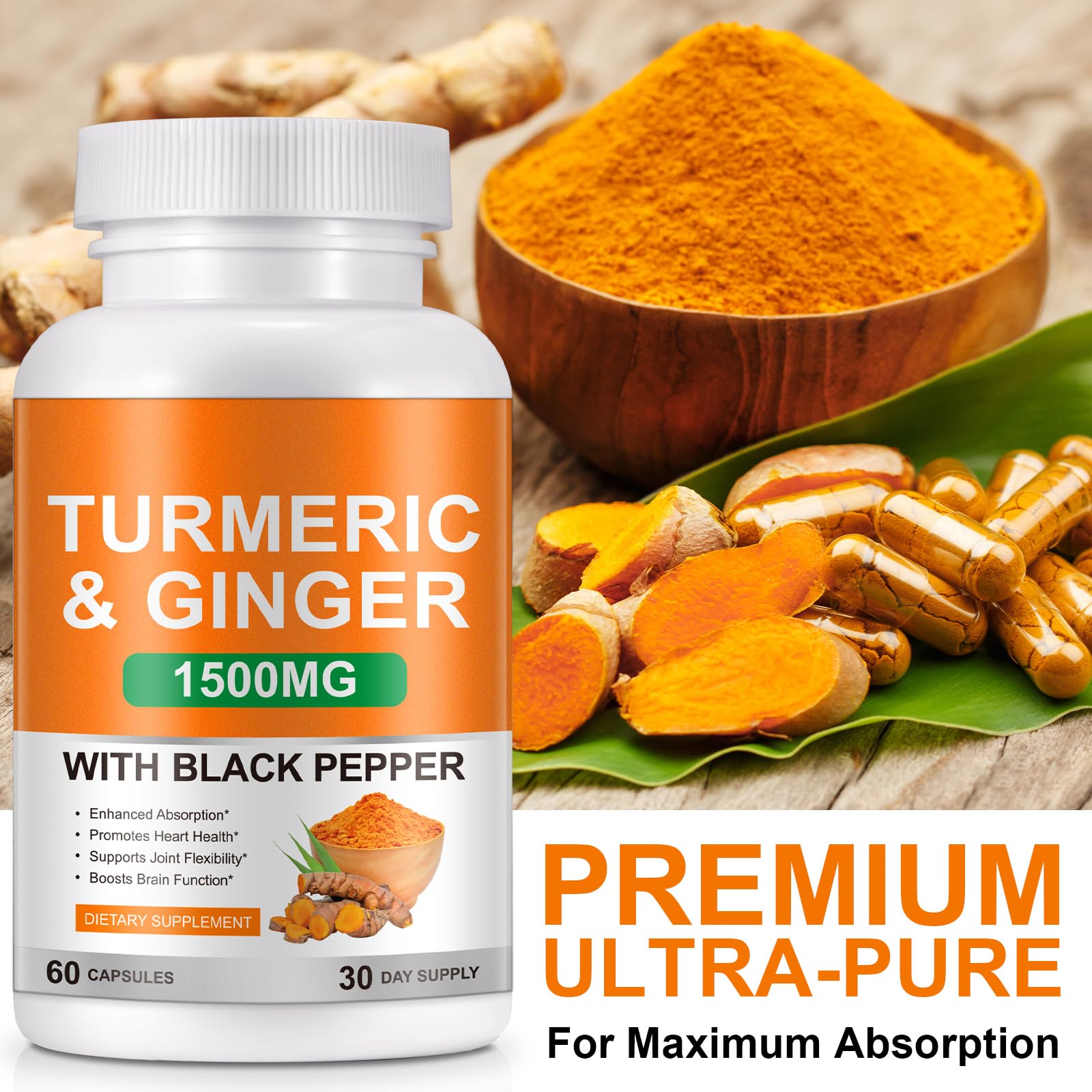 Vceeoy turmeric complex for daily vitality