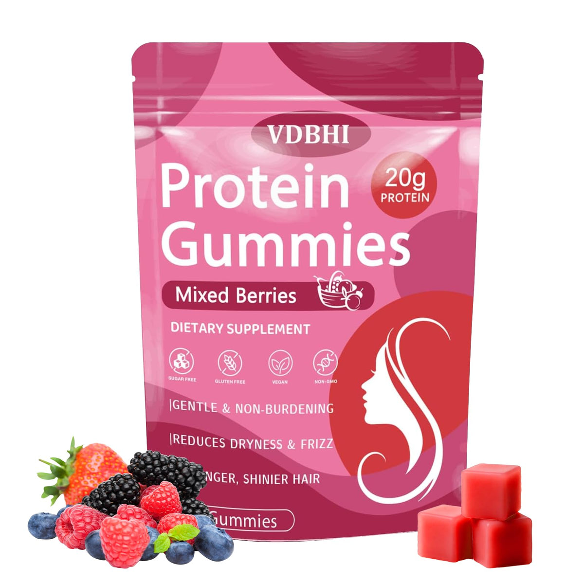 VDBHI protein gummies for energy