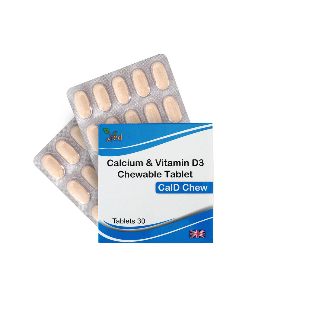 VED calcium chewable tablets