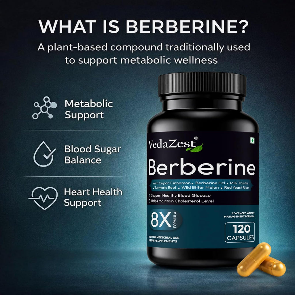 Vedazest berberine for overall balance