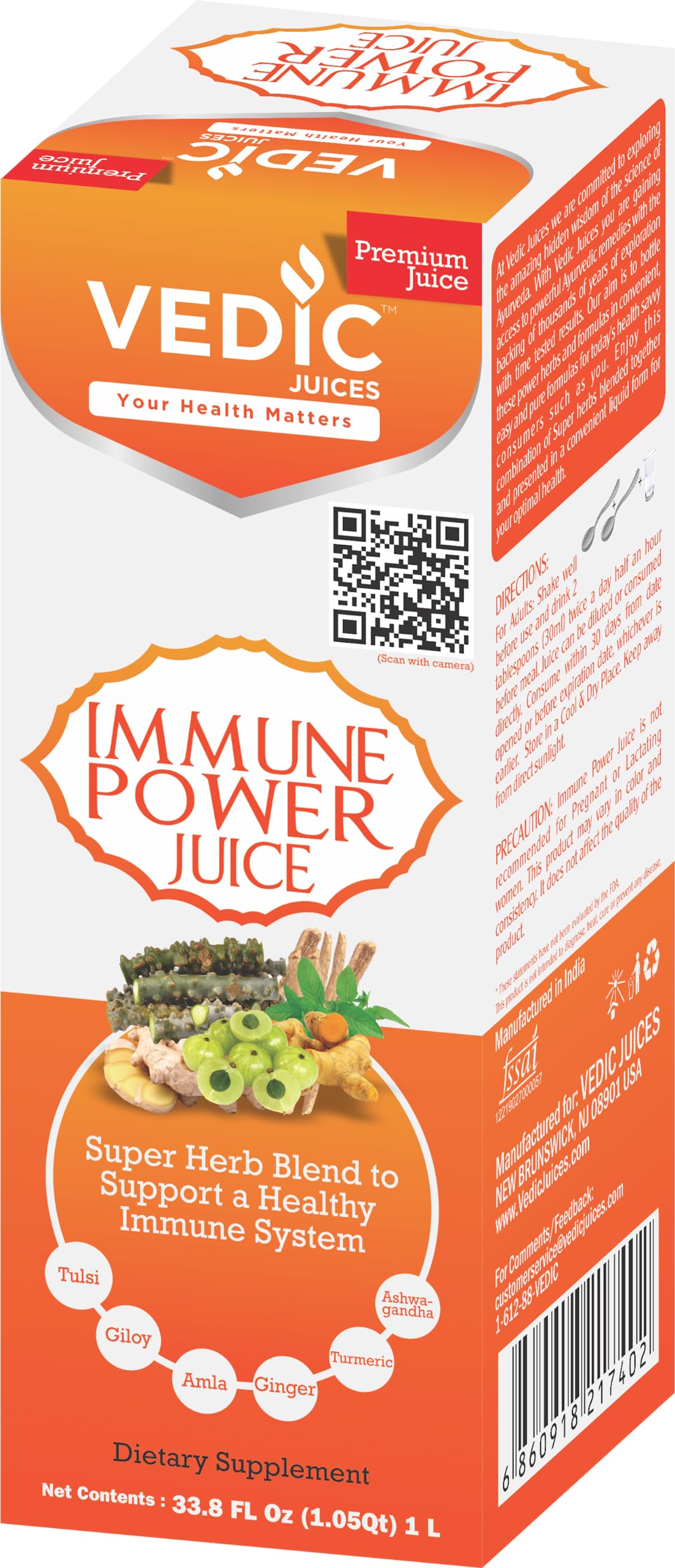Vedic Immune Power Juice benefits
