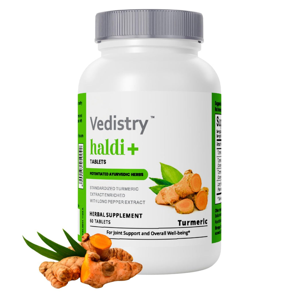 Vedistry turmeric tablets for wellness