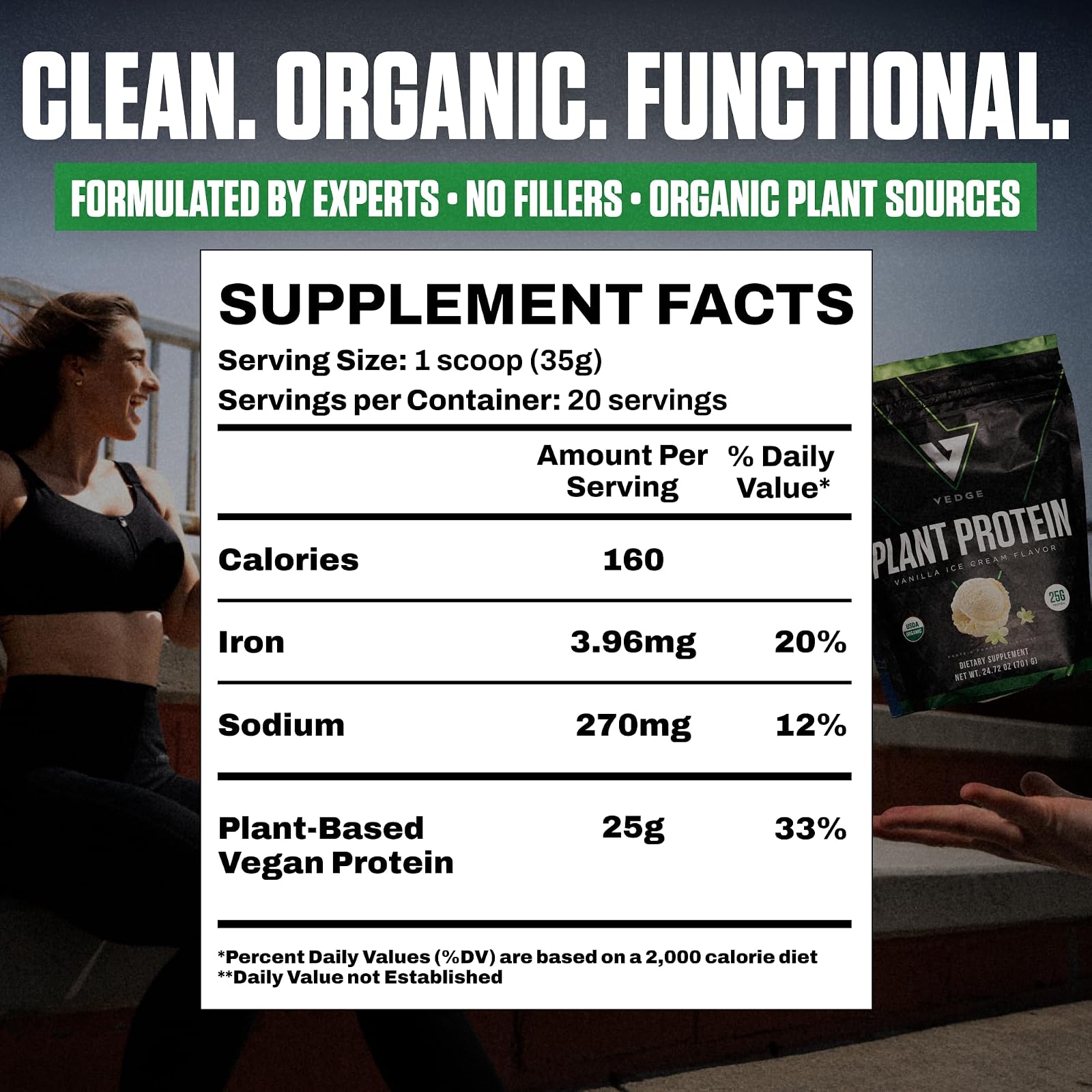 VEG protein powder for baking