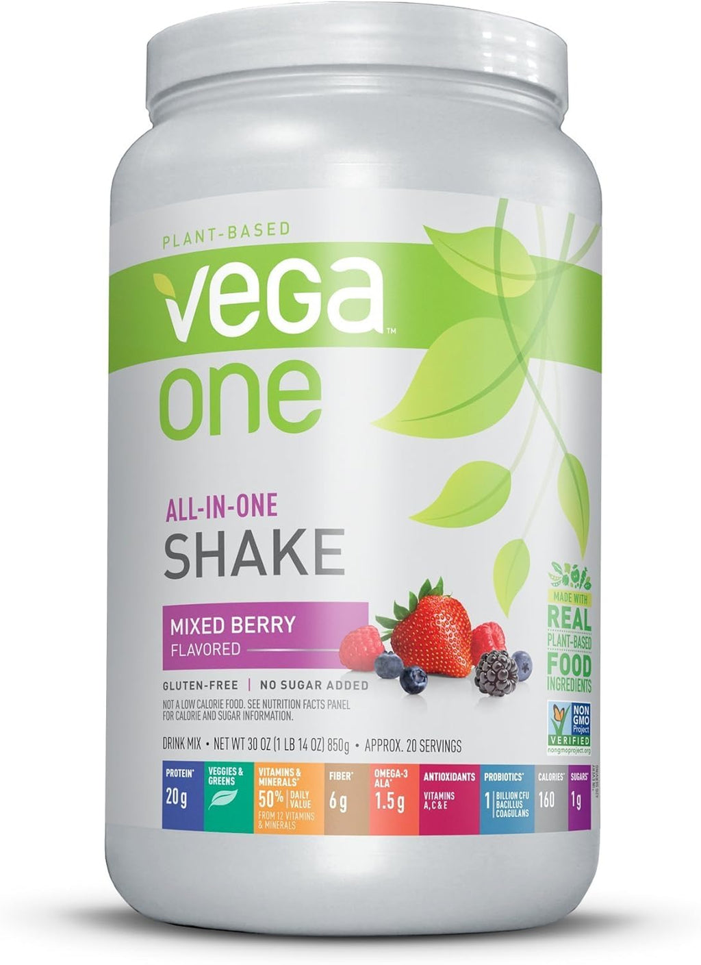 Vega One nutritional shake berry