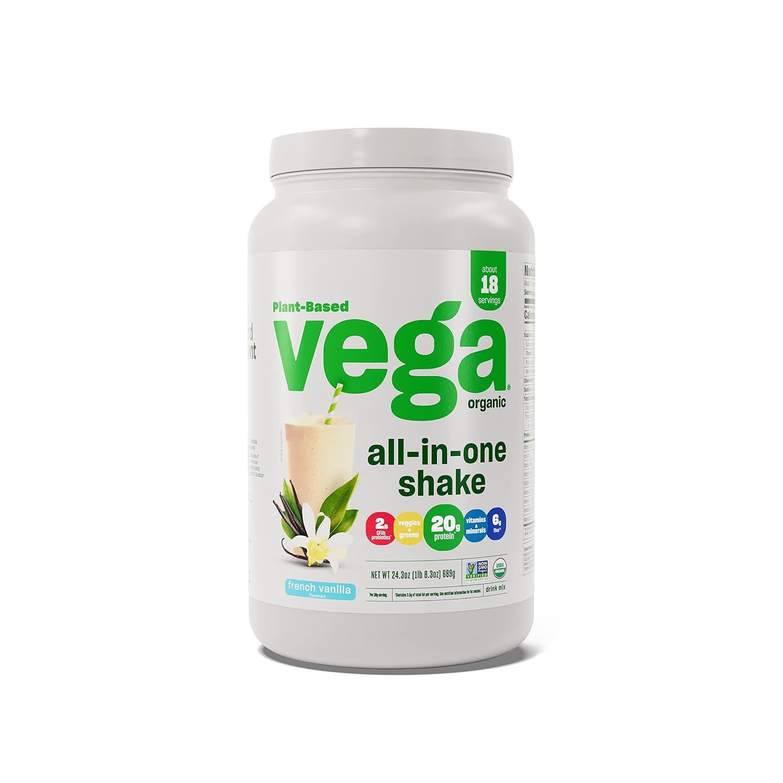 Vega organic vegan protein powder