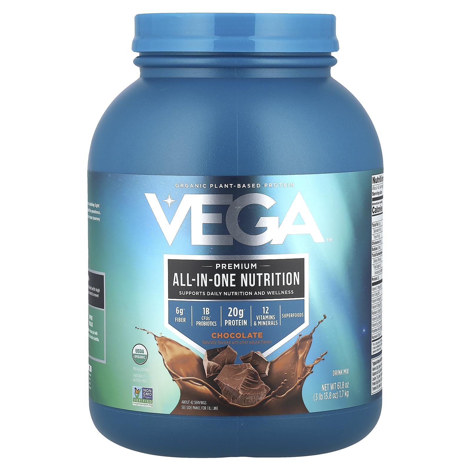 Vega organic vegan protein powder