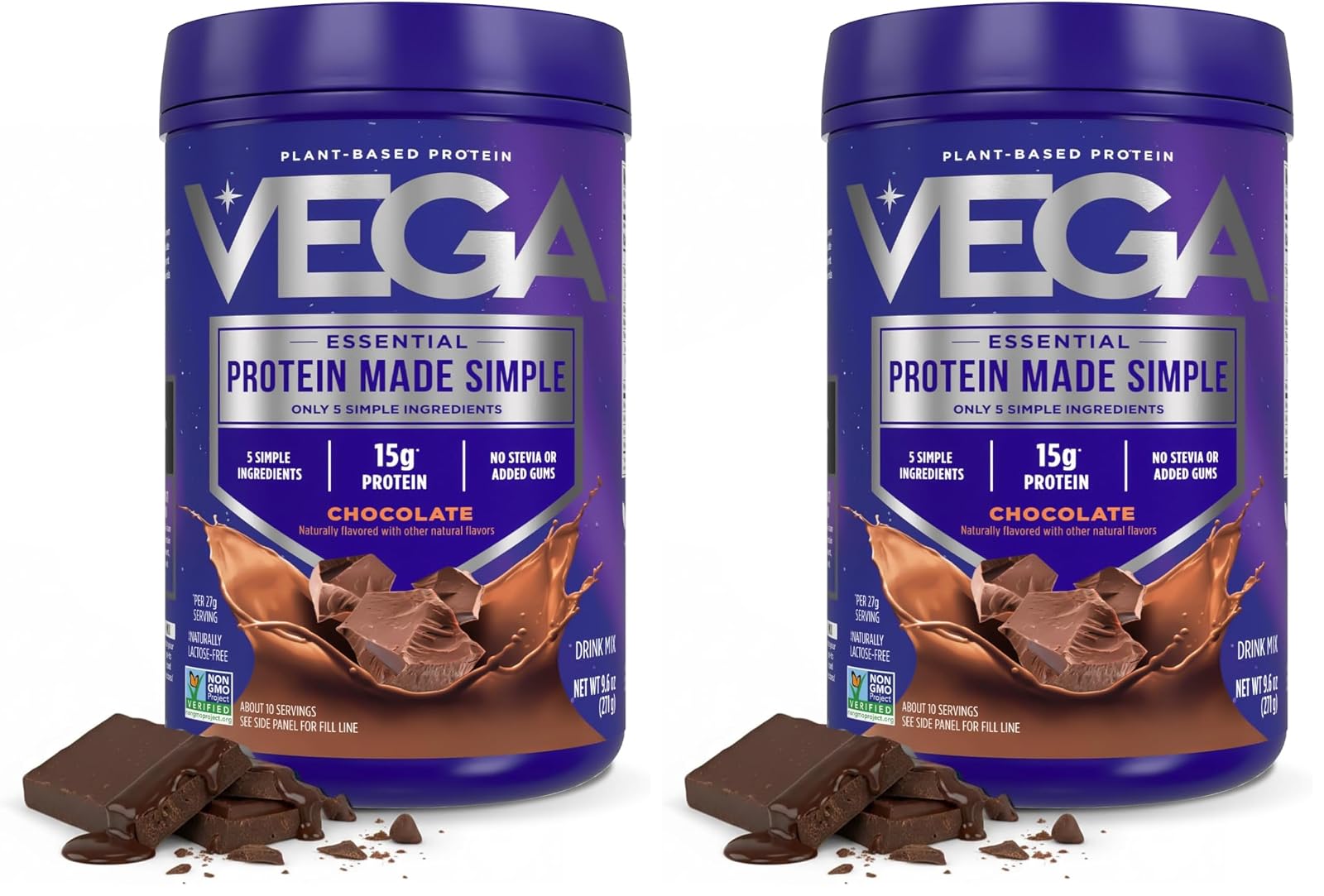 Vega pea protein chocolate flavour