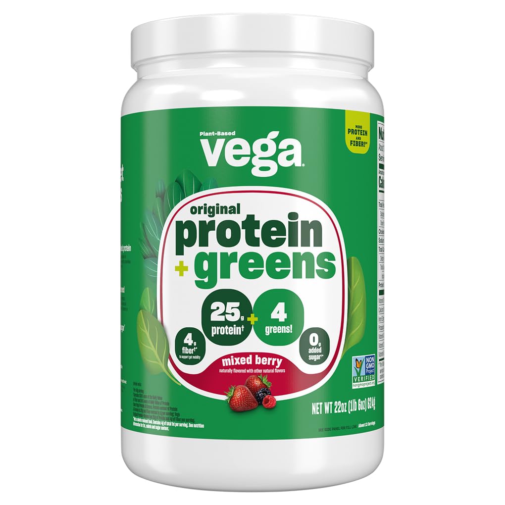 Vega plant protein powder berry flavour