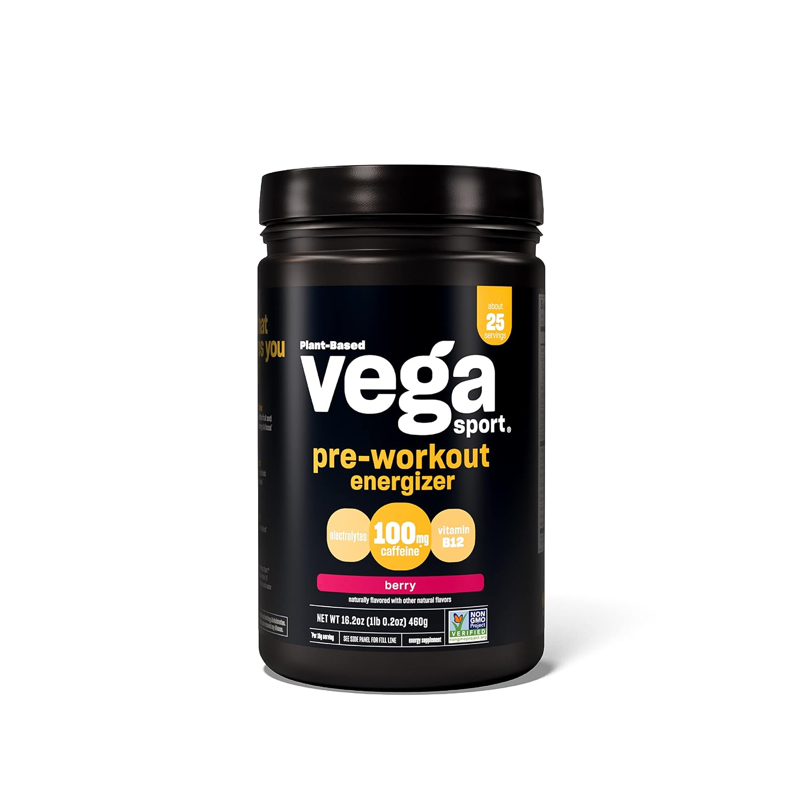 Vega pre-workout energizer berry flavor