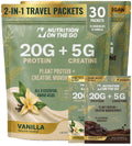 Vega protein and creatine travel packets