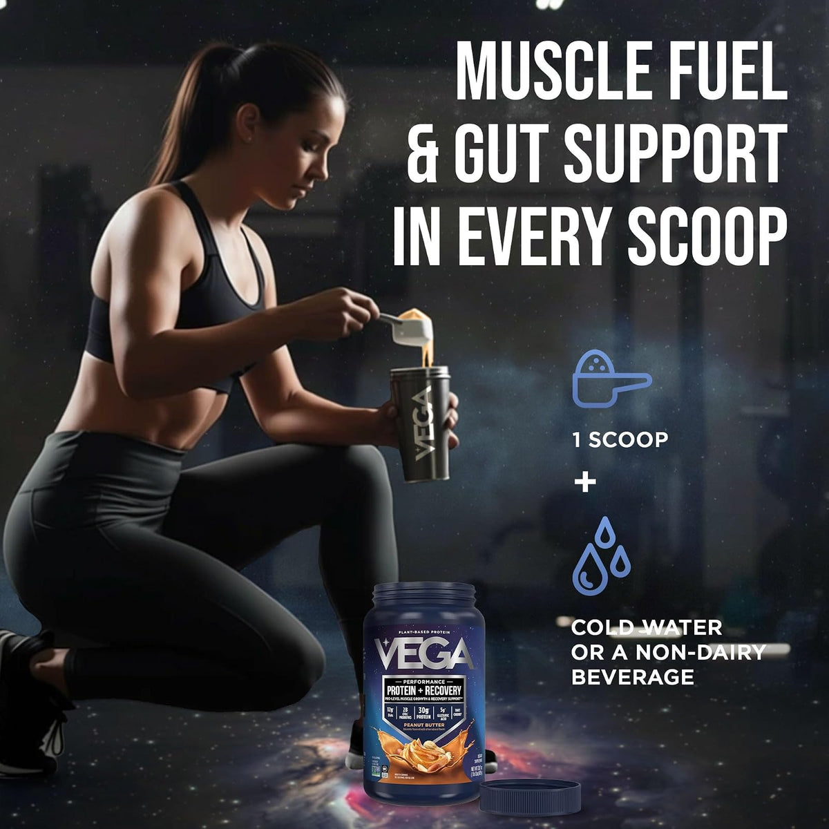Vega protein for healthy snacking