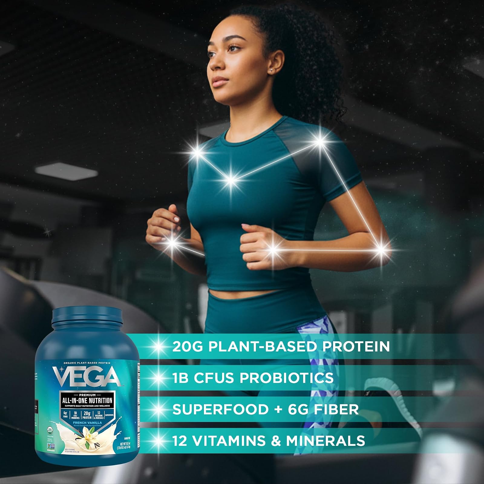 Vega protein powder for muscle recovery