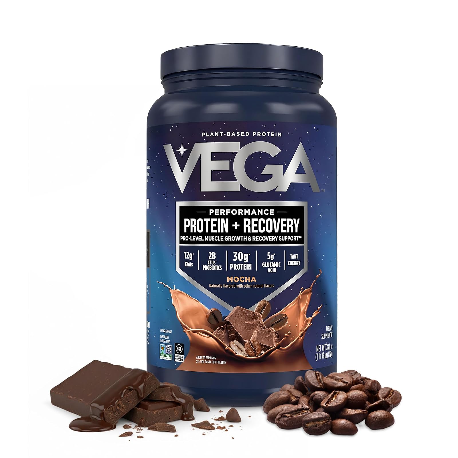Vega Protein + Recovery Mocha blend