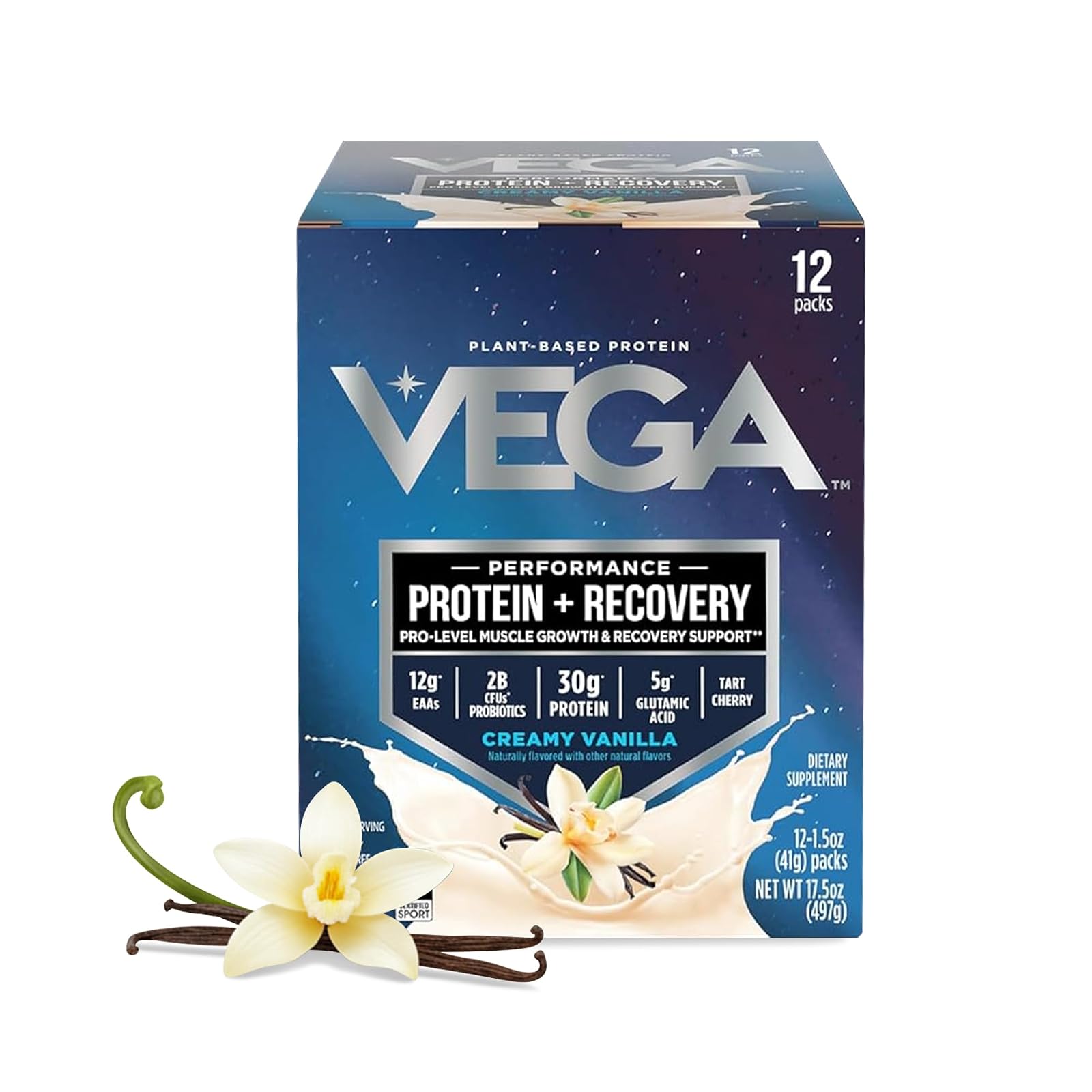 Vega protein recovery vanilla powder