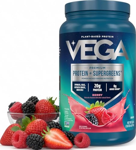 Vega Protein Supergreens Berry powder