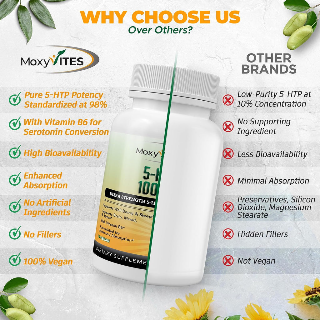 vegan 5-HTP for stress relief