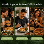 Vegan activated charcoal digestive support