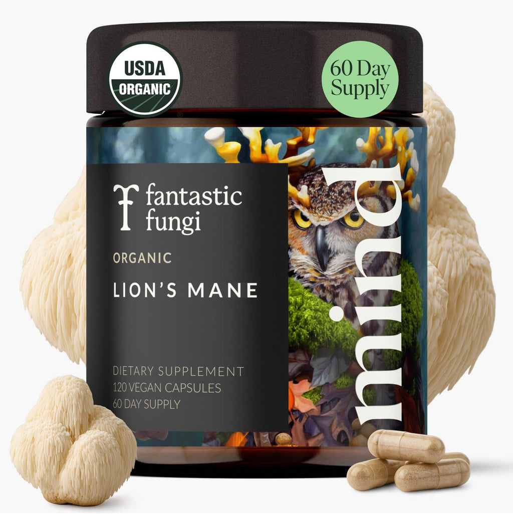 vegan adaptogenic mushroom supplement