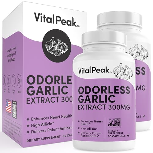 vegan aged garlic supplement capsules