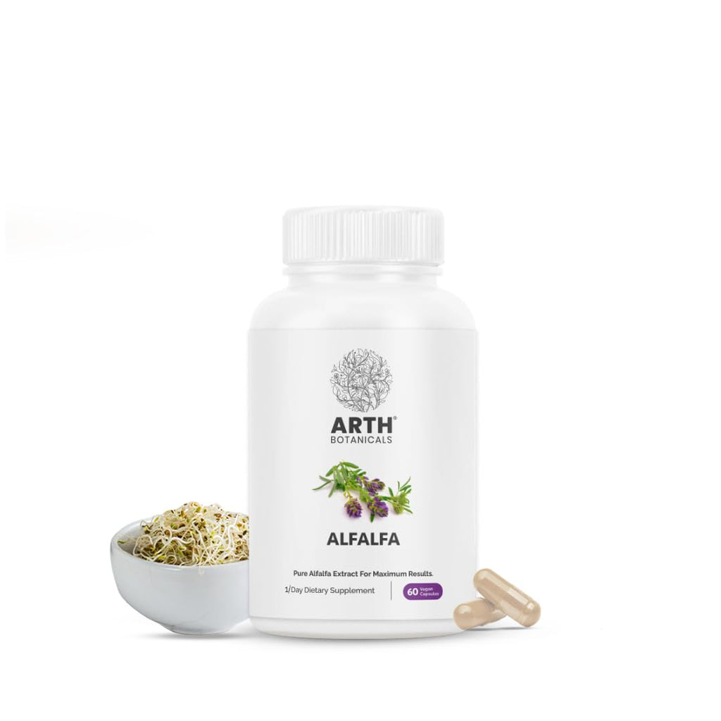 vegan alfalfa extract capsules