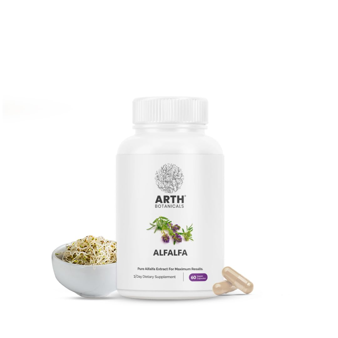 vegan alfalfa extract capsules