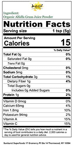 vegan alfalfa juice health benefits