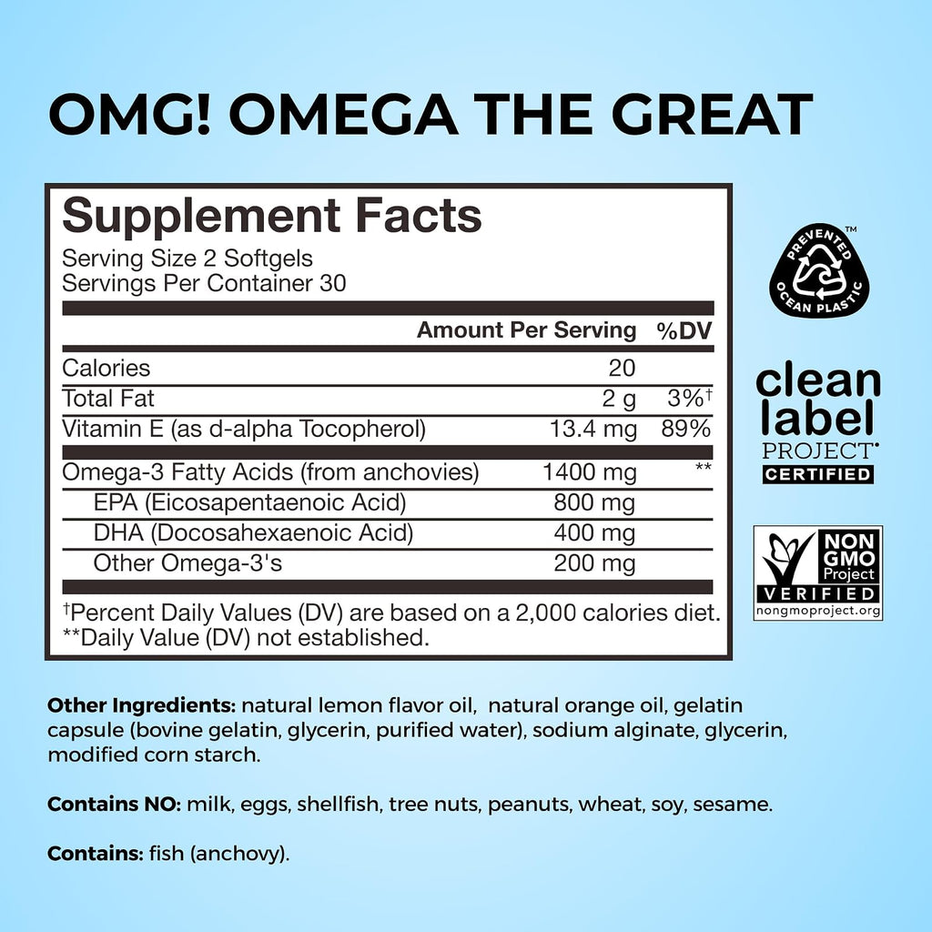 Vegan algae omega 3 alternative