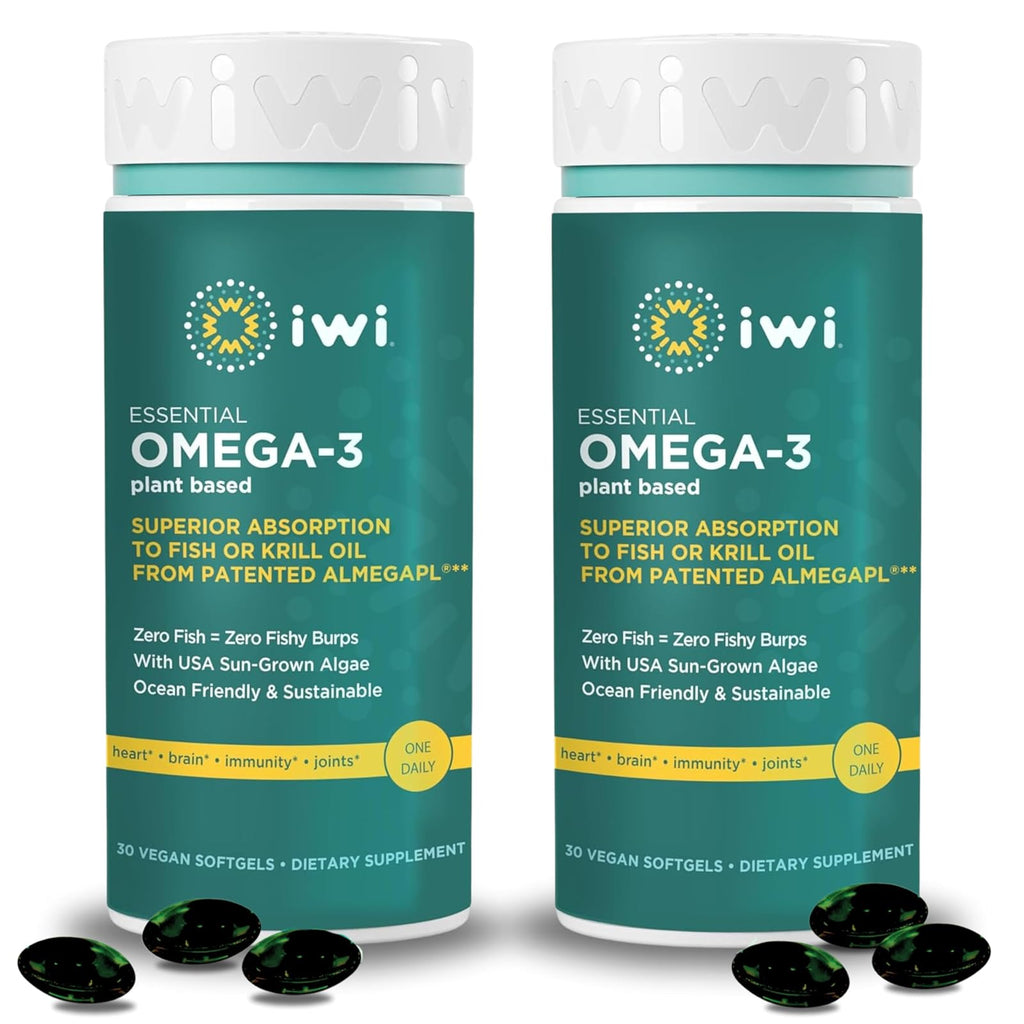 vegan algae omega 3 softgels