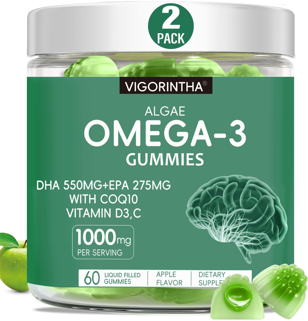 Vegan algae omega 3 softgels
