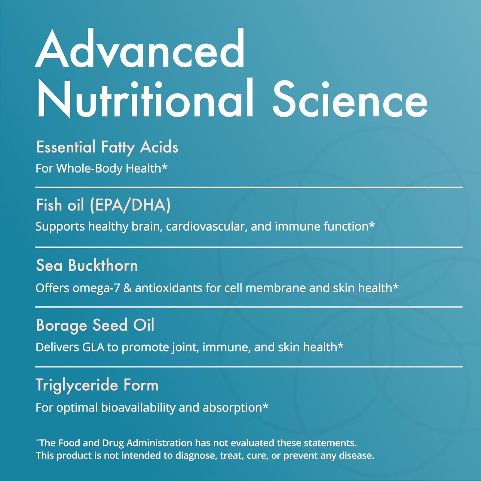 Vegan algae omega 3 supplement