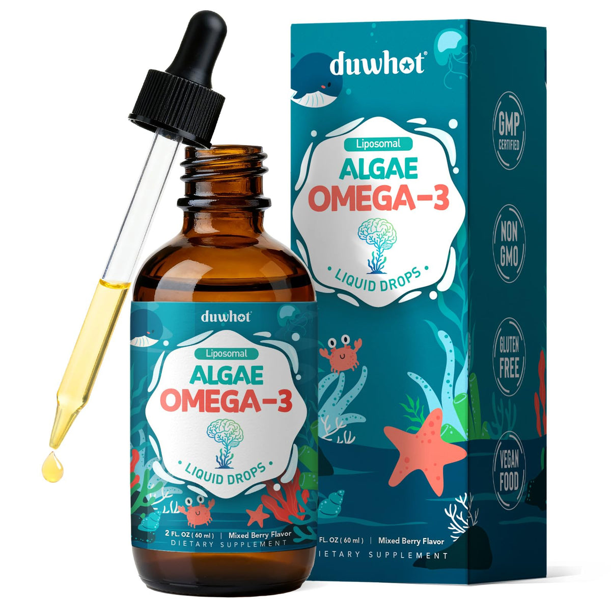 vegan algae omega 3 supplement