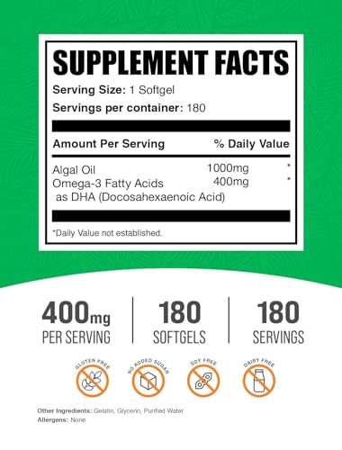 vegan algae omega 3 supplement