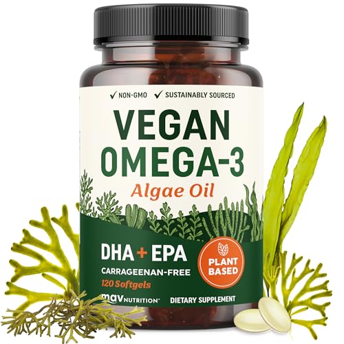 Vegan algae omega softgels
