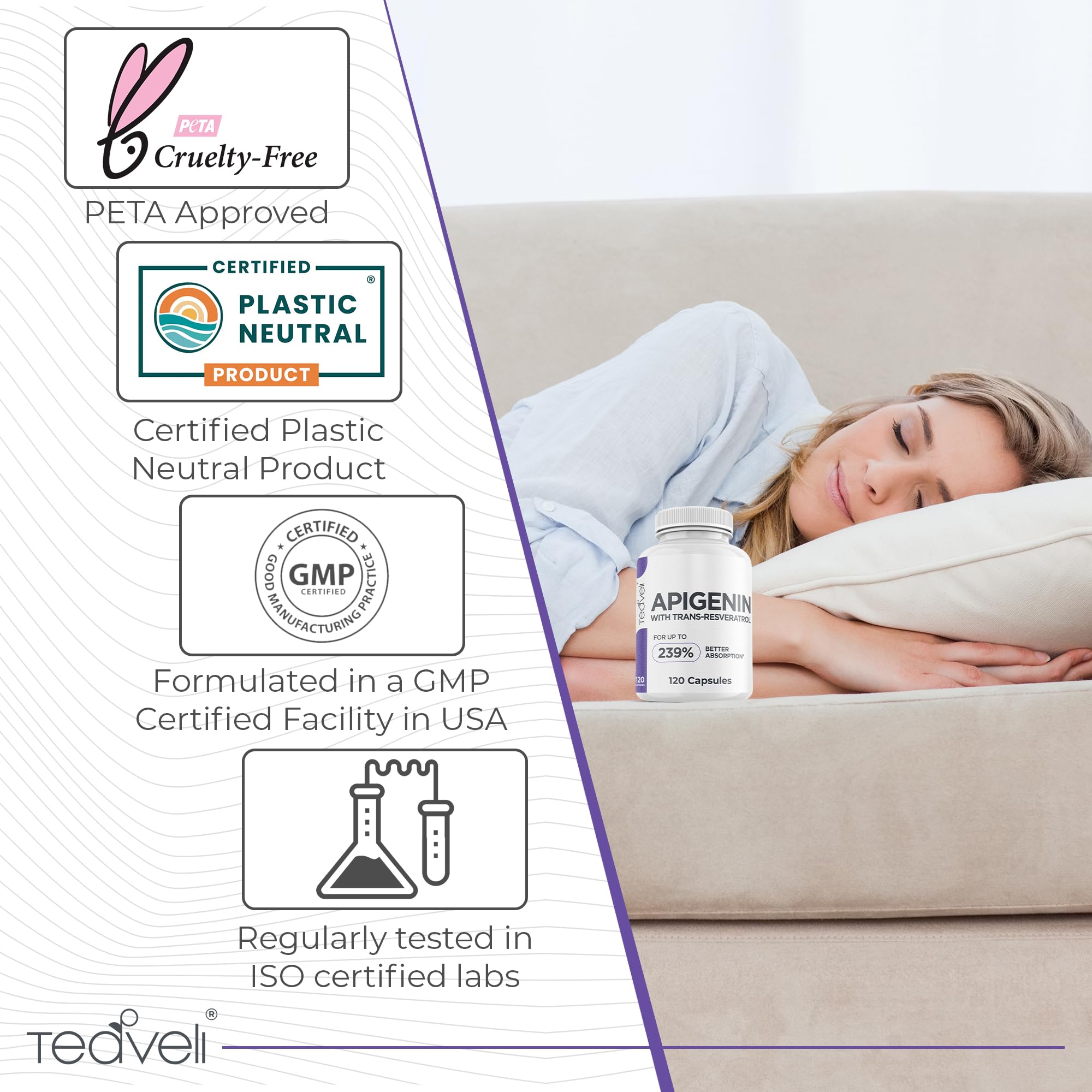 vegan apigenin supplement for relaxation