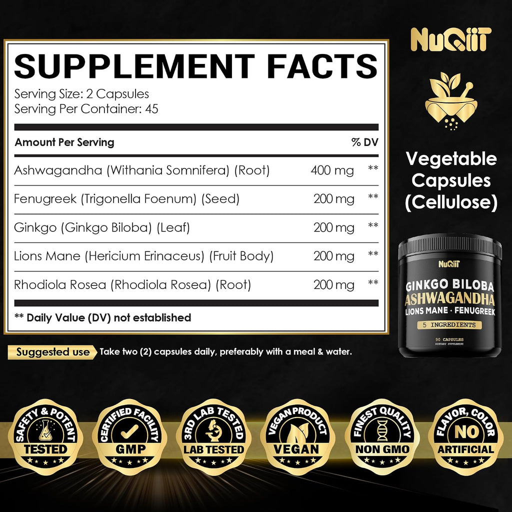 vegan ashwagandha capsules for energy boost