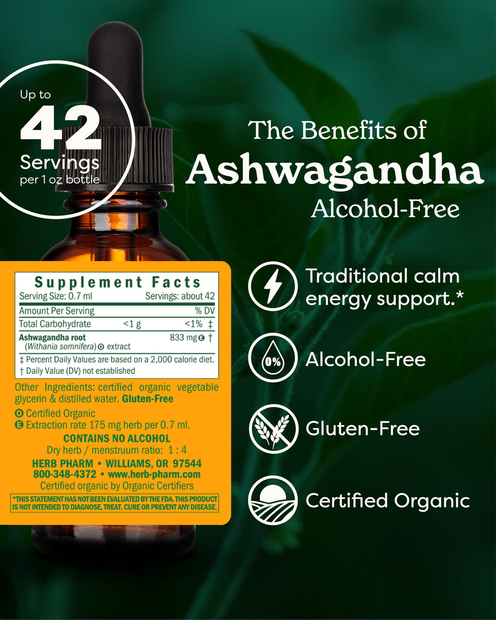 vegan ashwagandha glycerite supplement